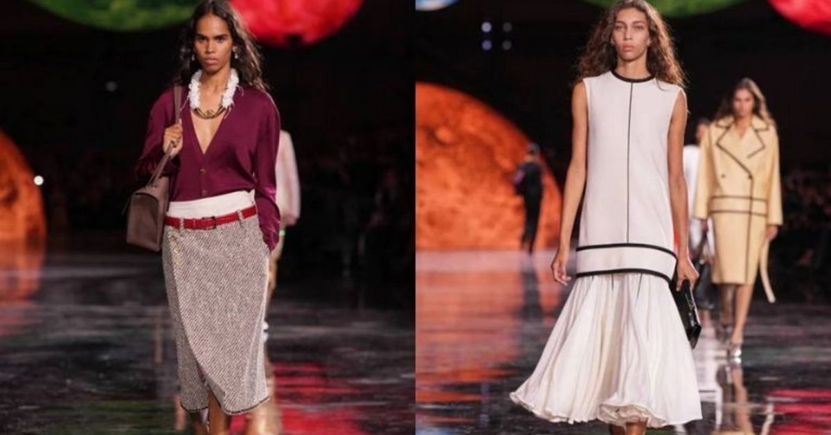 First Nations models walking the runway for the Chanel Spring Summer ...