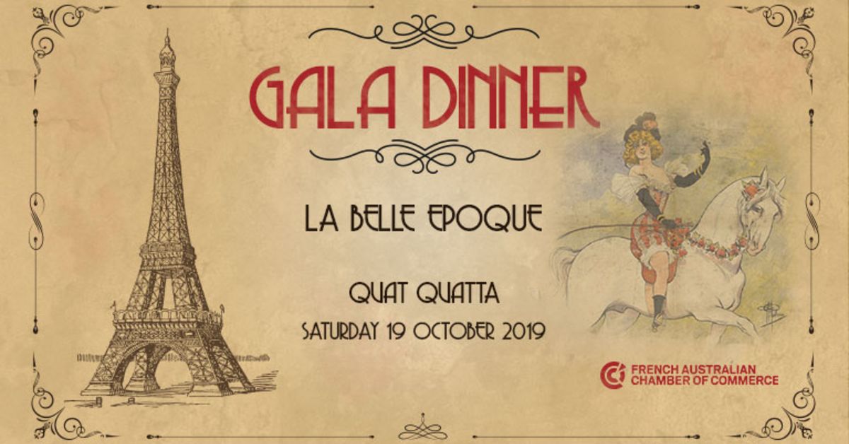 VIC | Gala Dinner 2019 - La Belle Epoque | CCI France Australie